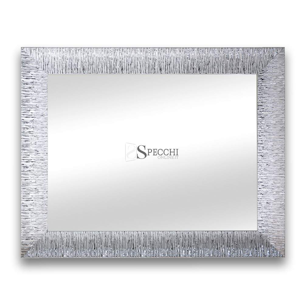 Specchio con cornice argentata | SpecchiOnline.it